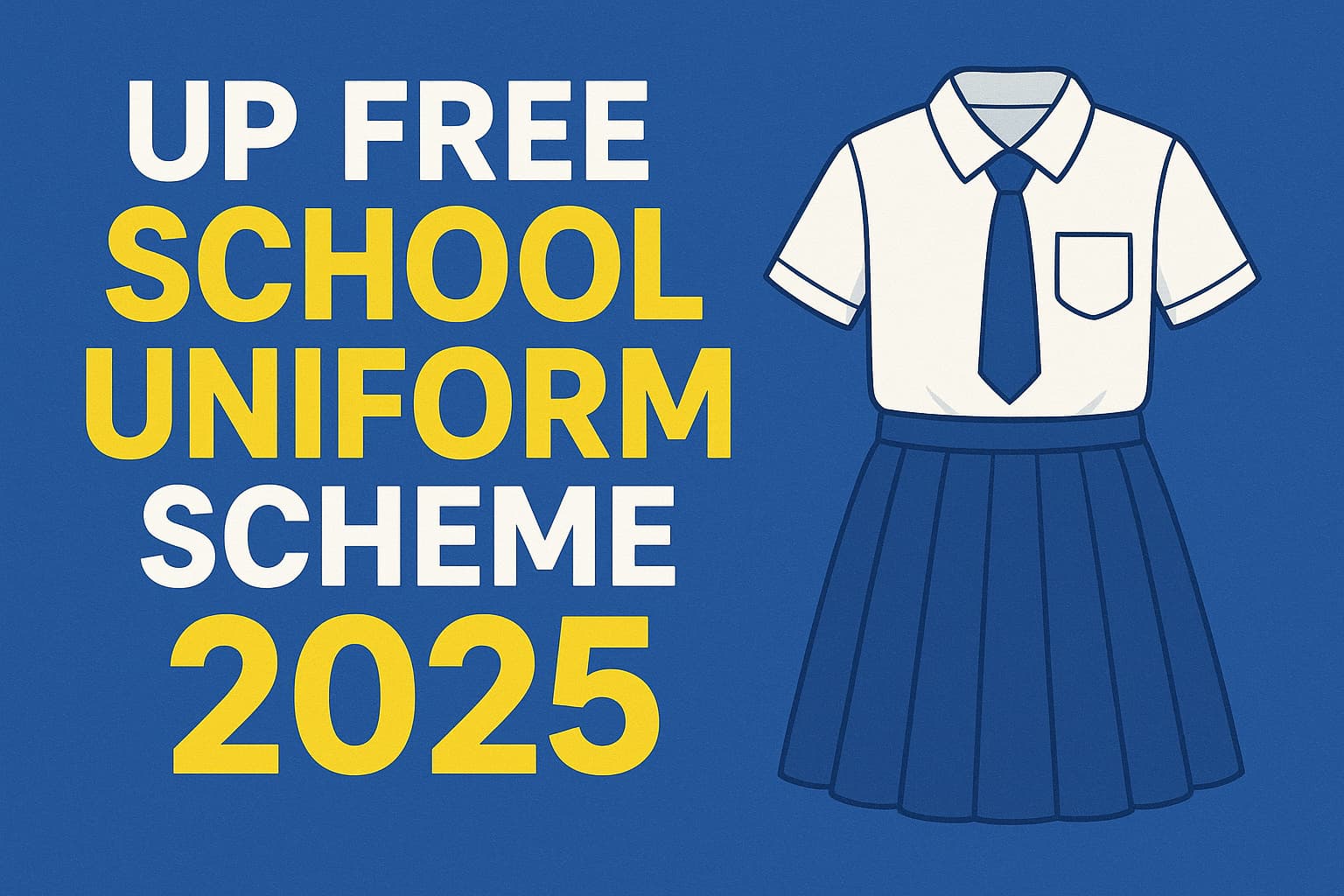 UP Free School Uniform Scheme 2025 के तहत छात्रों को ₹1200 की DBT ...